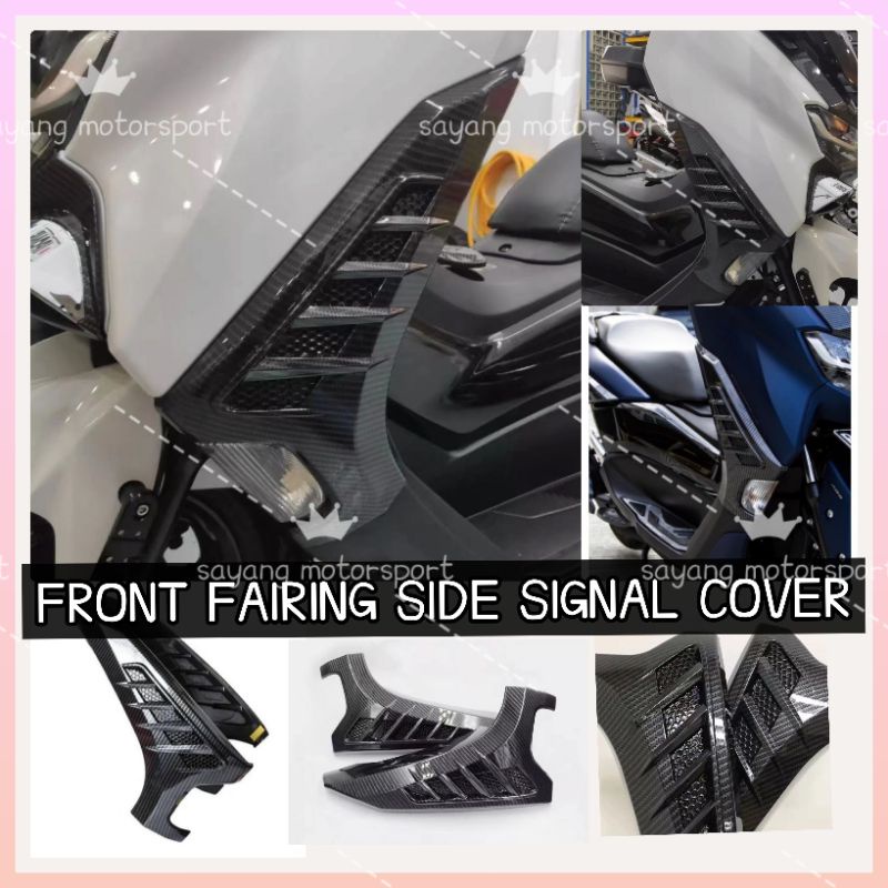 YMH NMAX N MAX V2 VERSION 2 2020 FRONT FAIRING SIDE SIGNAL COVER LEG ...