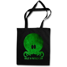 CTHULHU HAVE A FHTAGN DAY SHOPPER SHOPPING BAG Arkham Lovecraft ...