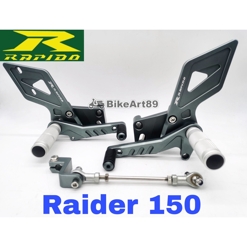 Rapido Footrest Racing SUZUKI Raider 150 Single Footrest Tapak Kaki ...