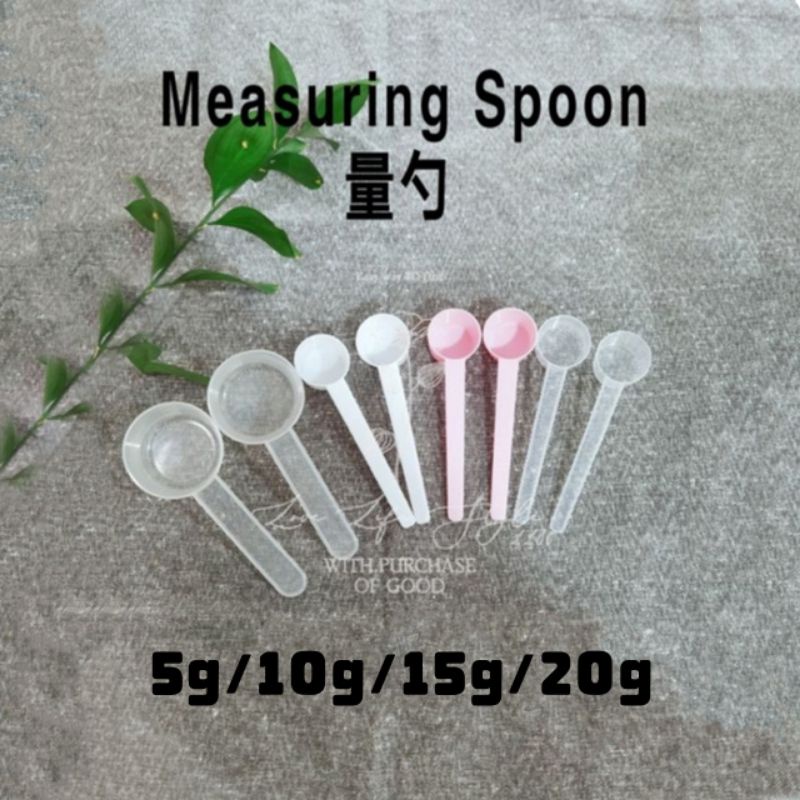 [READY STOCK] 2.5g 5g 10g 15g 20g Measuring spoon Sudu penyukat for powder mask milk powder ...