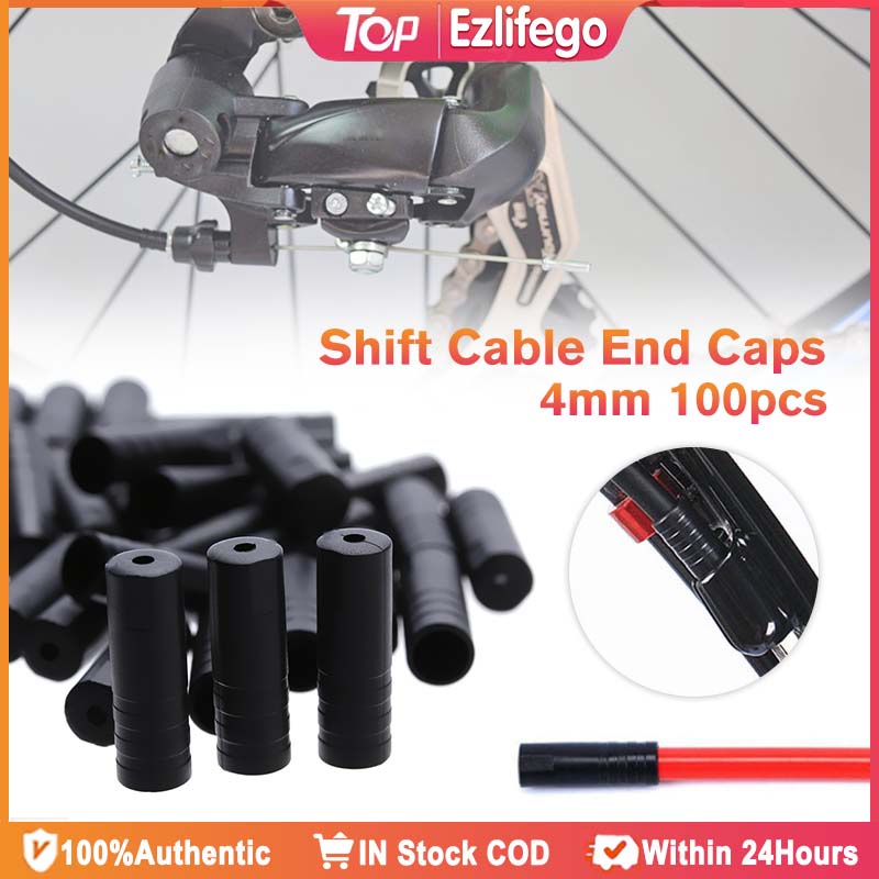 100Pcs Bike Shifter Cable End Cap 4mm Bike Cable Wire Tip Cap Housing | Shopee Malaysia