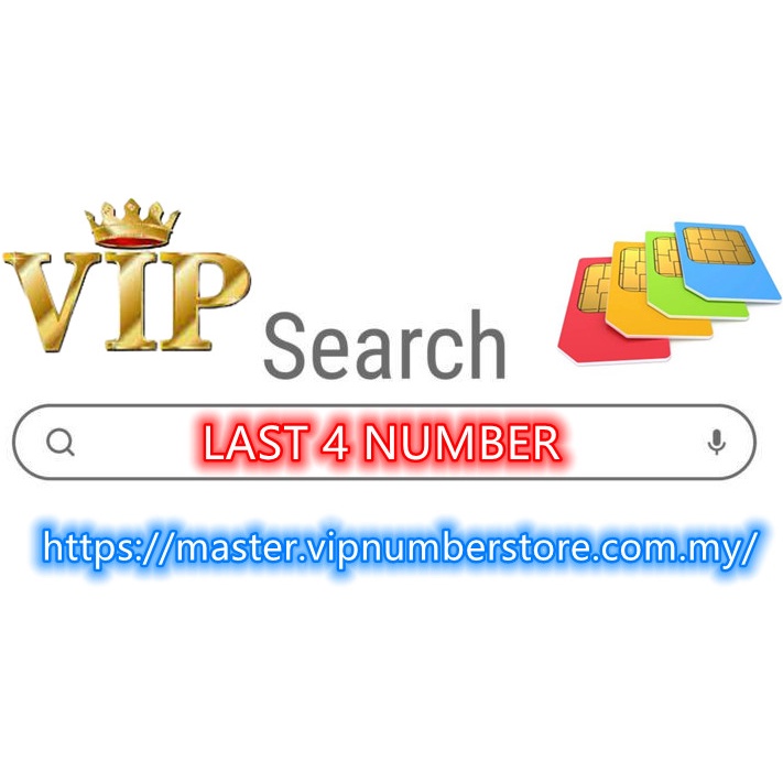 VIP Number Sim Lucky Number ( Search Last 4 digits Number / Pilih 4 ...
