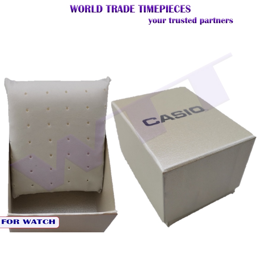 CASIO ORIGINAL WHITE BOX ELEGANT WATCH GIFT BOX / JAM KOTAK / KOTAK JAM ...