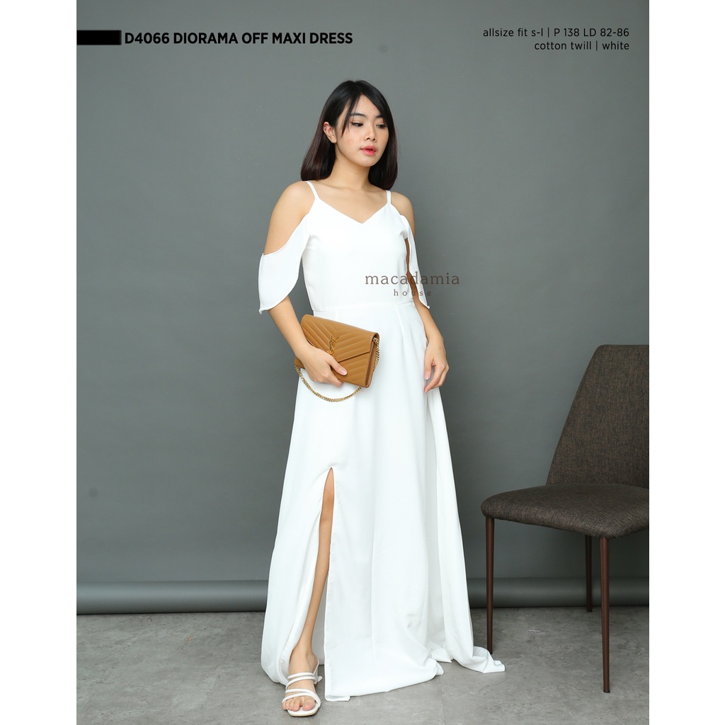 Macadamia House - D4066 Diorama Off Maxi Dress - WOMEN'S FASHION ...