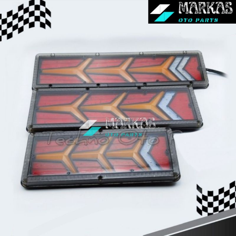 Led Stop Lamp Truck 24Volt 41cm Model 902M Rear Brake Light Running ...