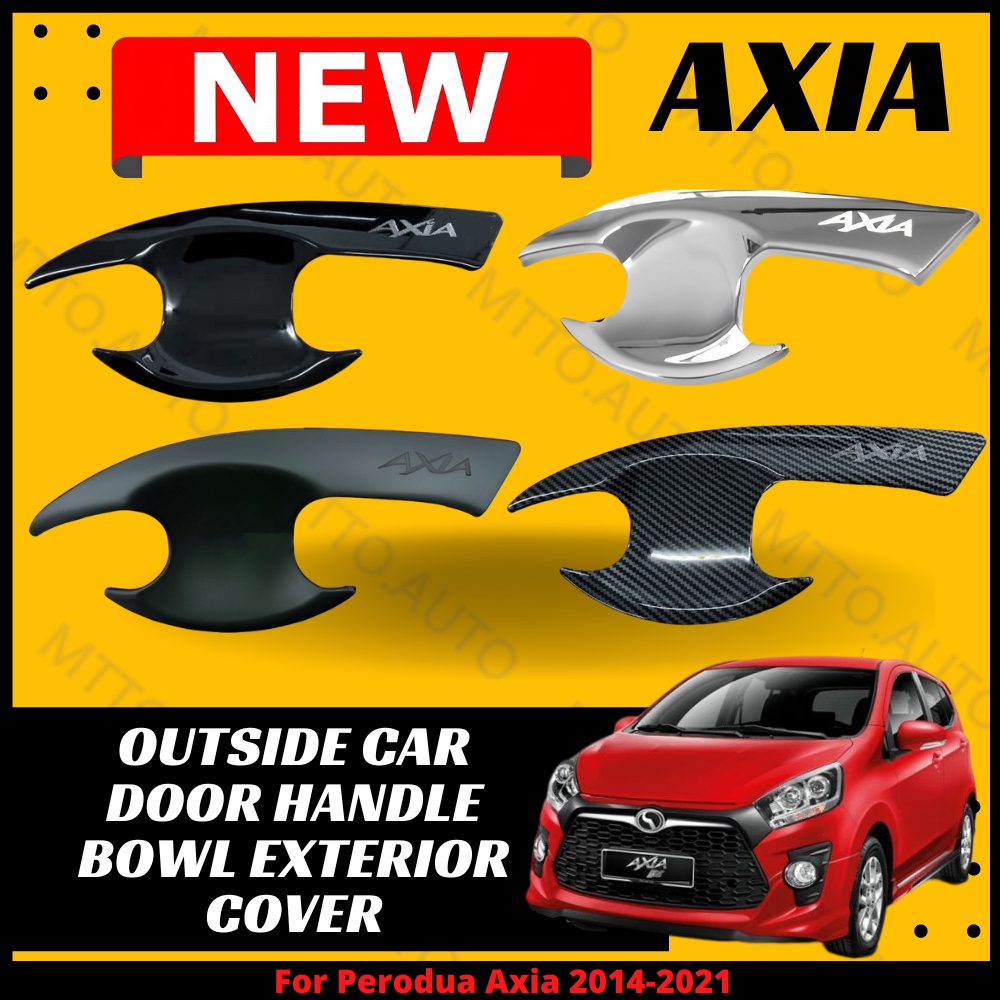 MTTO Perodua Axia 2014-2021 Outside Car Door Handle Bowl Exterior Cover ...
