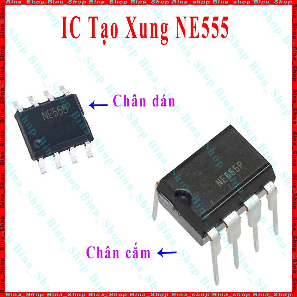 Oscillator pulse generator IC NE555 NE555P DIP-8 SOP-8 | Shopee Malaysia