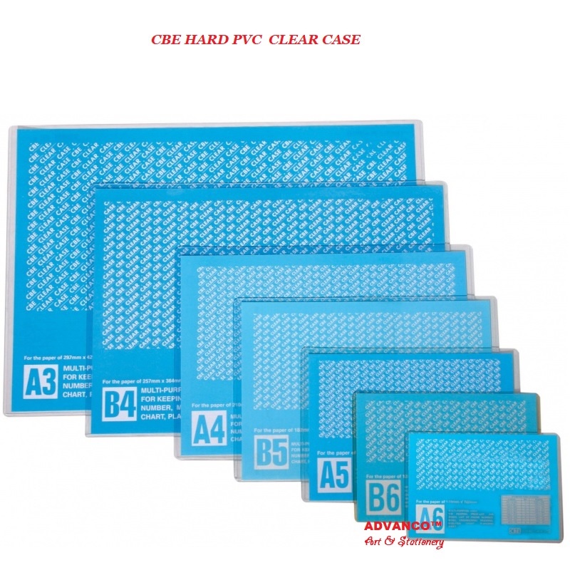 CBE HARD PVC CLEAR CASE (AVAILABLE IN B5 | A3 | A4 | A5) | Shopee Malaysia