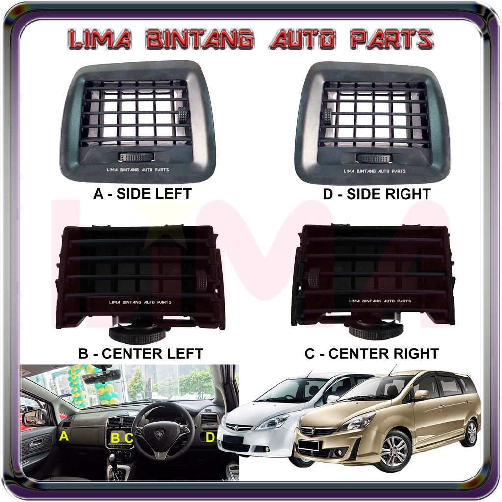 Proton Exora Air Cond Outlet Vent , Aircond Vent Outlet *Original ...