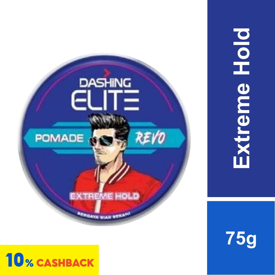 Dashing Elite Hair Wax Pomade - Revo (75g) | Shopee Malaysia