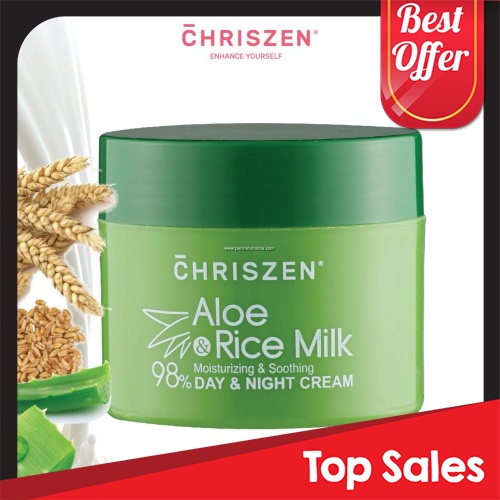 [ Local Ready Stocks ] Chriszen 98% Aloe Vera & Rice Milk - Day & Night ...