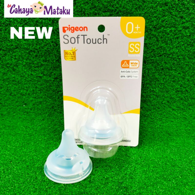 Puting Botol Susu Pigeon Softplus/Pigeon Soft Touch Peristaltic Plus ...