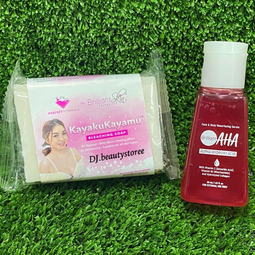 ORI HQ gaisss !! BRILLIANT Serum AHA 30ml . Kayaku Kayamu Bleaching ...