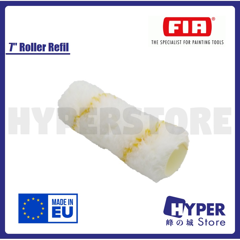 FIA 7in High Quality Paint Roller Refil / Berus Paint / Penggelek cat ...