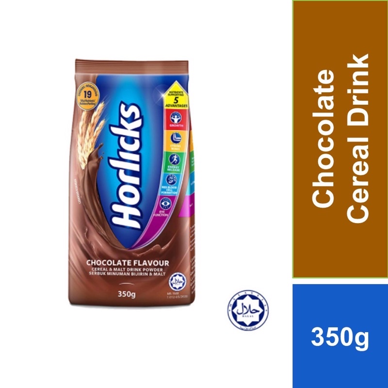 Horlicks Chocolate Powder Refill 350g | Shopee Malaysia