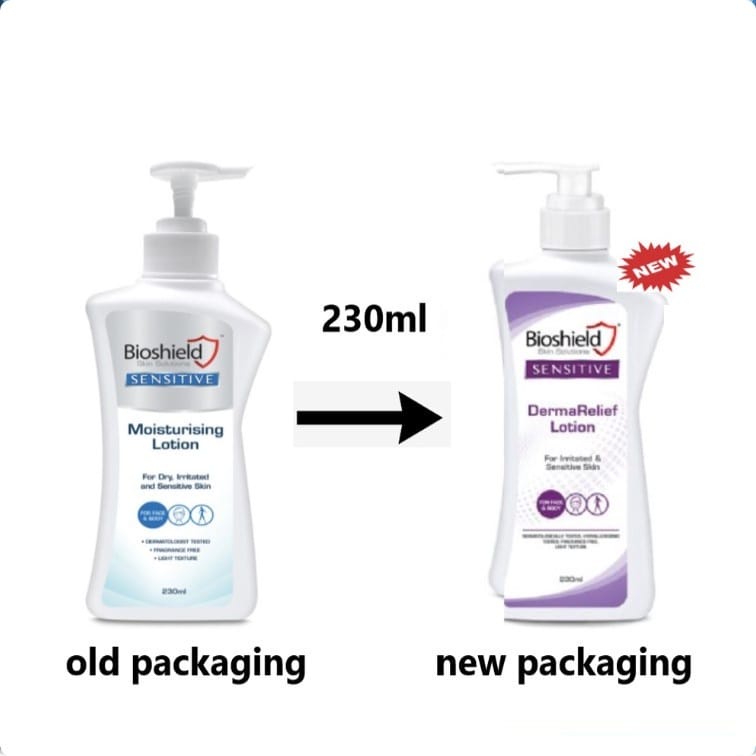 BIOSHIELD SENSITIVE DERMARELIEF LOTION 230mL [EXP: 3/2026] | Shopee ...