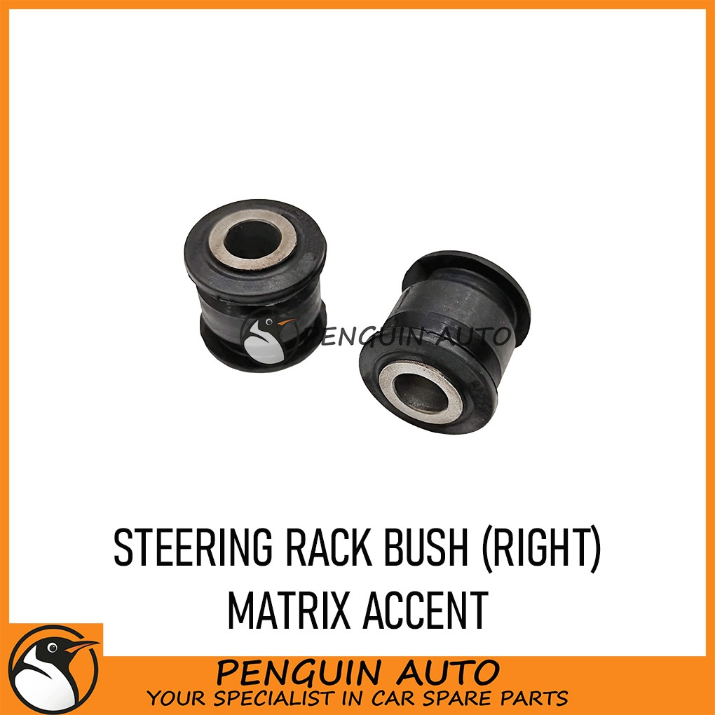 HYUNDAI MATRIX 1.6 1.8 ACCENT 2000 STEERING RACK BUSH RIGHT 2PC 57792 ...