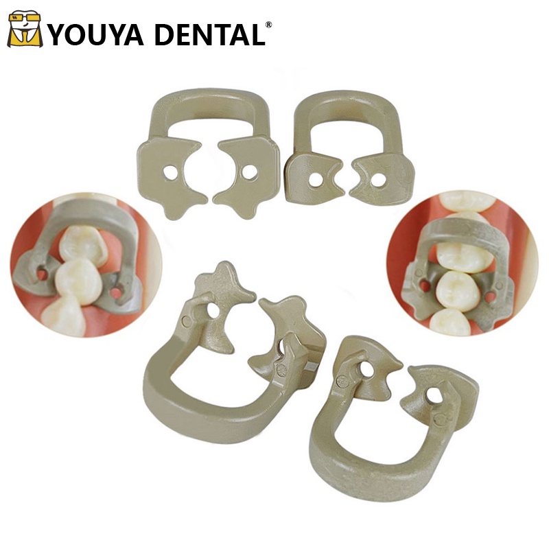 Dental Rubber Dam Clamps Sectional Matrix Band Molar Clips Resin ...