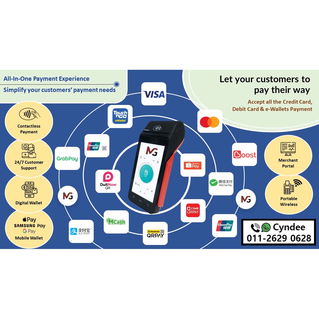 All-In-One Smart Android Point-Of-Sale Payment Terminal (Wireless ...