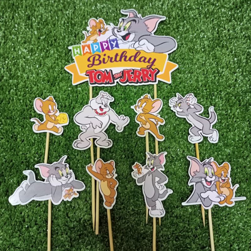 Cake Topper Tom And Jerry | Shopee Malaysia