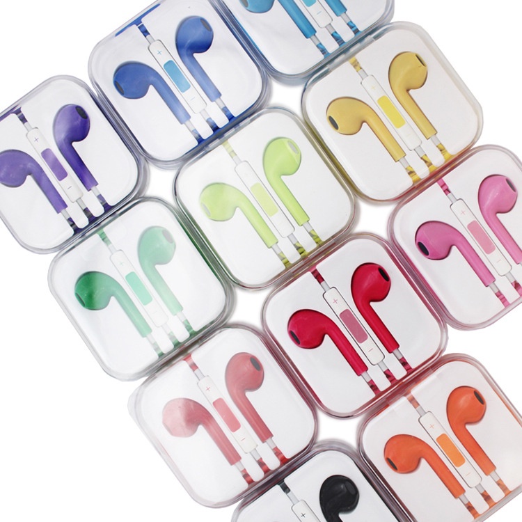 3.5mm multi-color wired headset (game earphones with MIC wire control ...