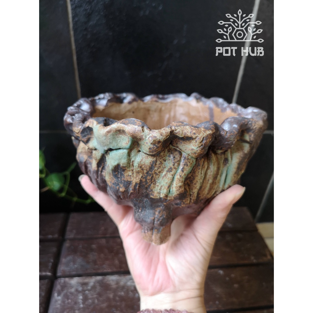 POTHUB Ready Stock Luxury High Quality Rough Unrefined Texture Planter ...