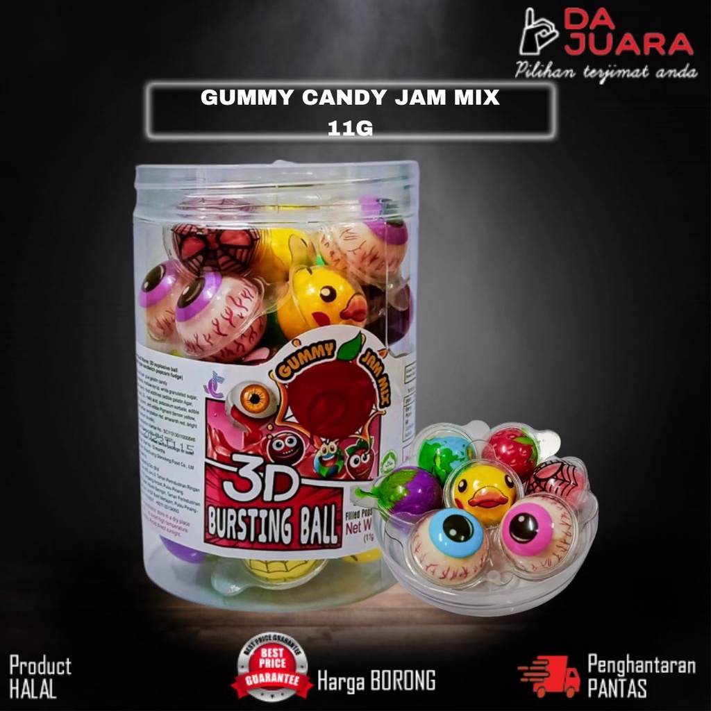 💖HALAL💖30/PCS Gummy Candy Jam Mix 10g | Shopee Malaysia