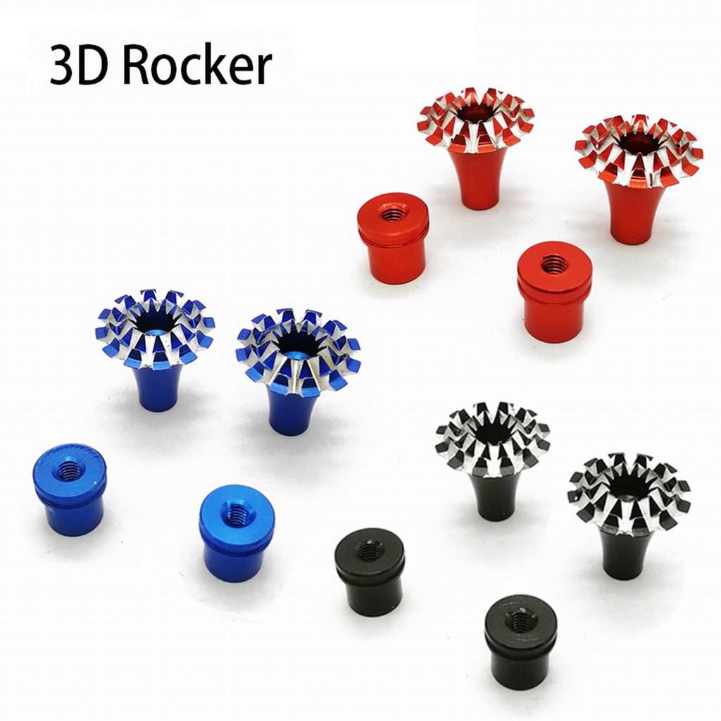 1Pair FRSKY 3D M3 M4 CNC Aluminum Gimbal Stick Ends Anti-slipping Cap ...