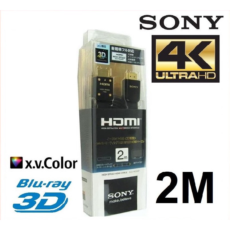 SONY HIGH SPEED 4K HDR 2M HDMI CABLE | Shopee Malaysia