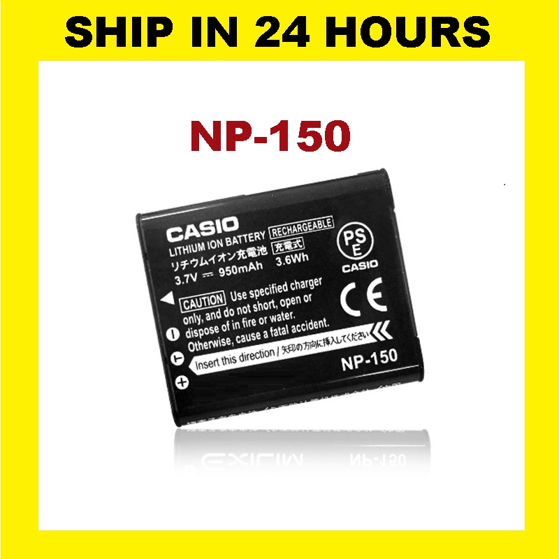 Original Casio NP-150 Battery Li-Ion For Casio TR Series Exilim EX-TR10 EX-TR15 EX-TR35 EX-TR600 ...