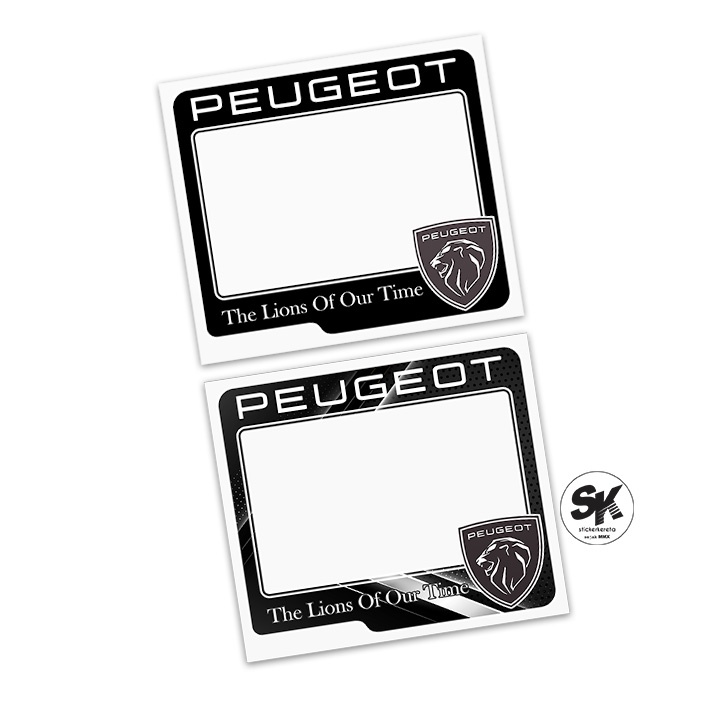 PEUGEOT (logo 2022) Roadtax cling carsticker | Sticker pelapik roadtax ...