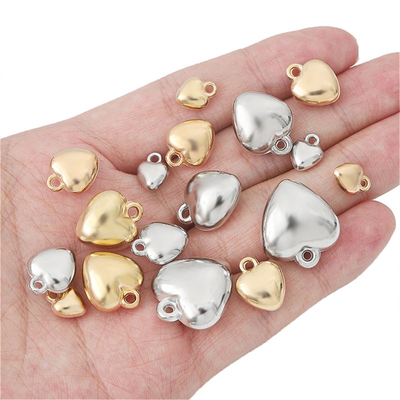 CCB 3D Love Romantic Love Heart Charms Pendant Handmade DIY Accessories ...