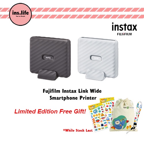 (Original Warranty) Fujifilm Instax Mini Link Wide Smartphone Printer ...