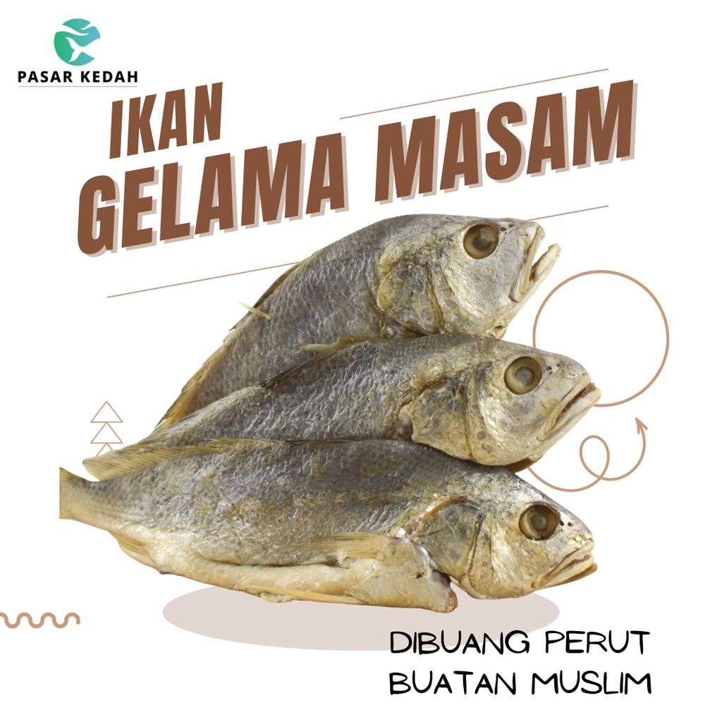Pasar Kedah (500g) Ikan Gelama Masam Buang Perut Tanjung Dawai ...