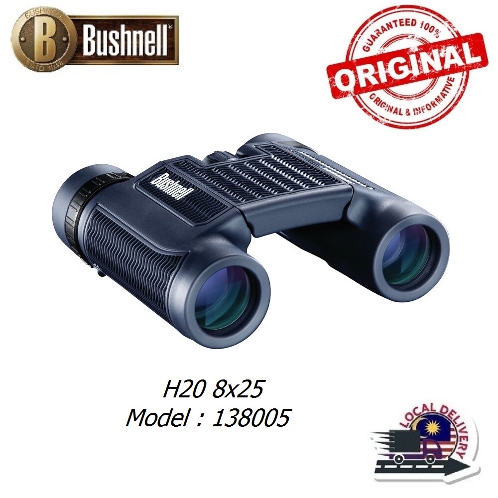 Bushnell H20 Waterproof Binoculars 8X25mm Model: 138005 (Ready Stock ...