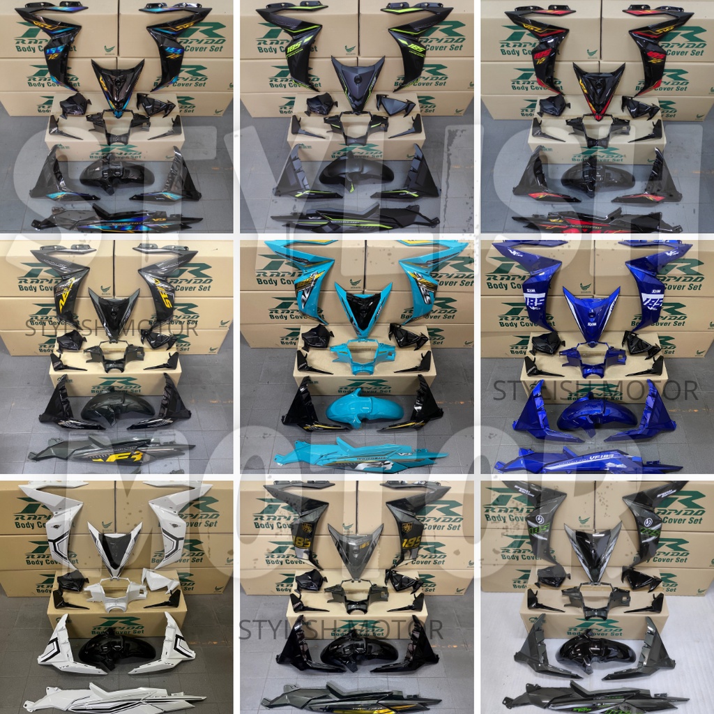 SYM VF3I VF3 LE V1/V2/V3 VR-46/STANDARD/CHROME/GREECE/GP EDITION/HIJAU ...