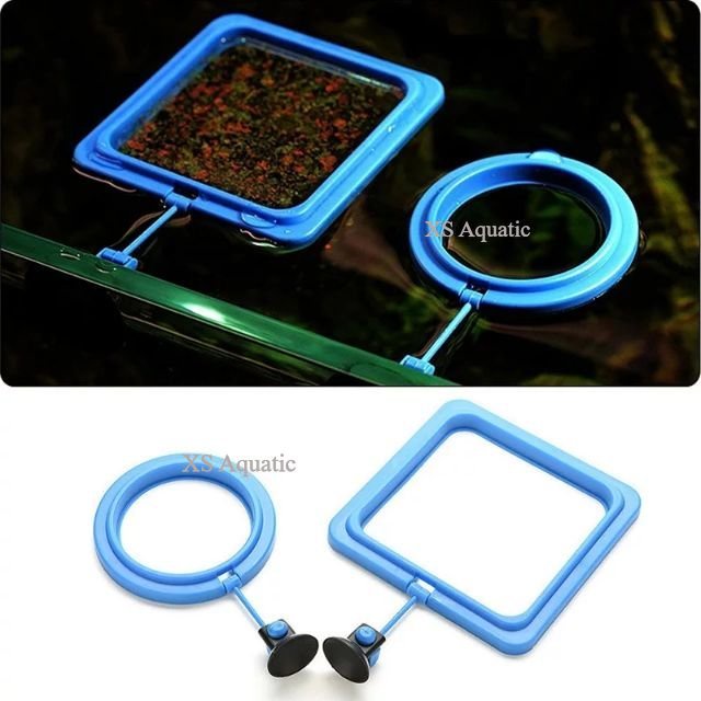 Feeding Ring Aquarium Fish Tank Station Floating Food Tray Feeder Ring ...