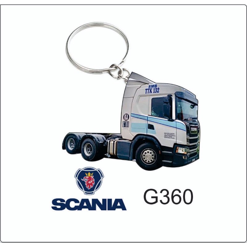 scania g410 trailer keychain 2d 410 long hauler globe troller | Shopee ...
