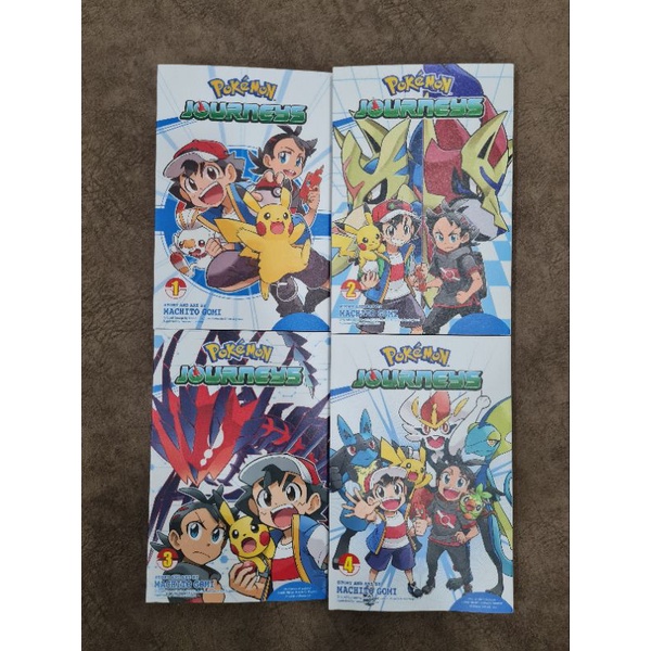 Manga : POKEMON JOURNEYS volume 1-4 (END) (English Version) | Shopee ...