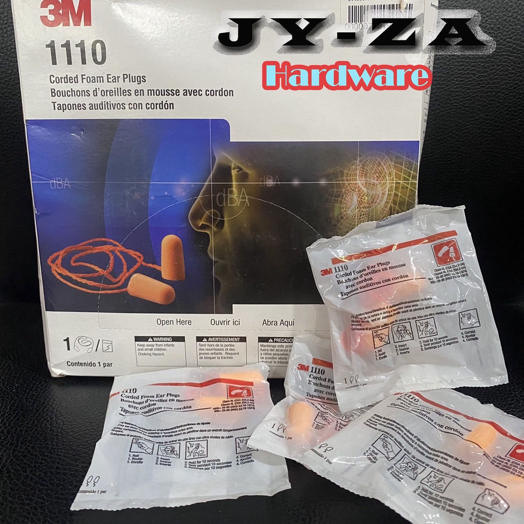 3M Aiplug Model 1110 Corded Ear Foam (1 Pc.) | Shopee Malaysia