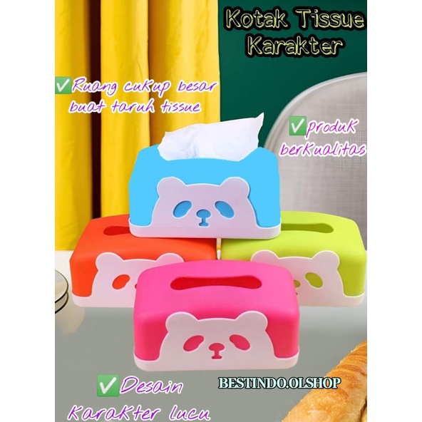 Tissue box/character tissue holder/best-Indo plastic tissue box ...