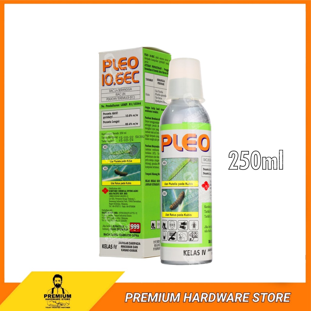 HALEX Pleo 10.6EC 250ML Pyridalyl 10.6% Racun Serangga Kubis Ulat ...