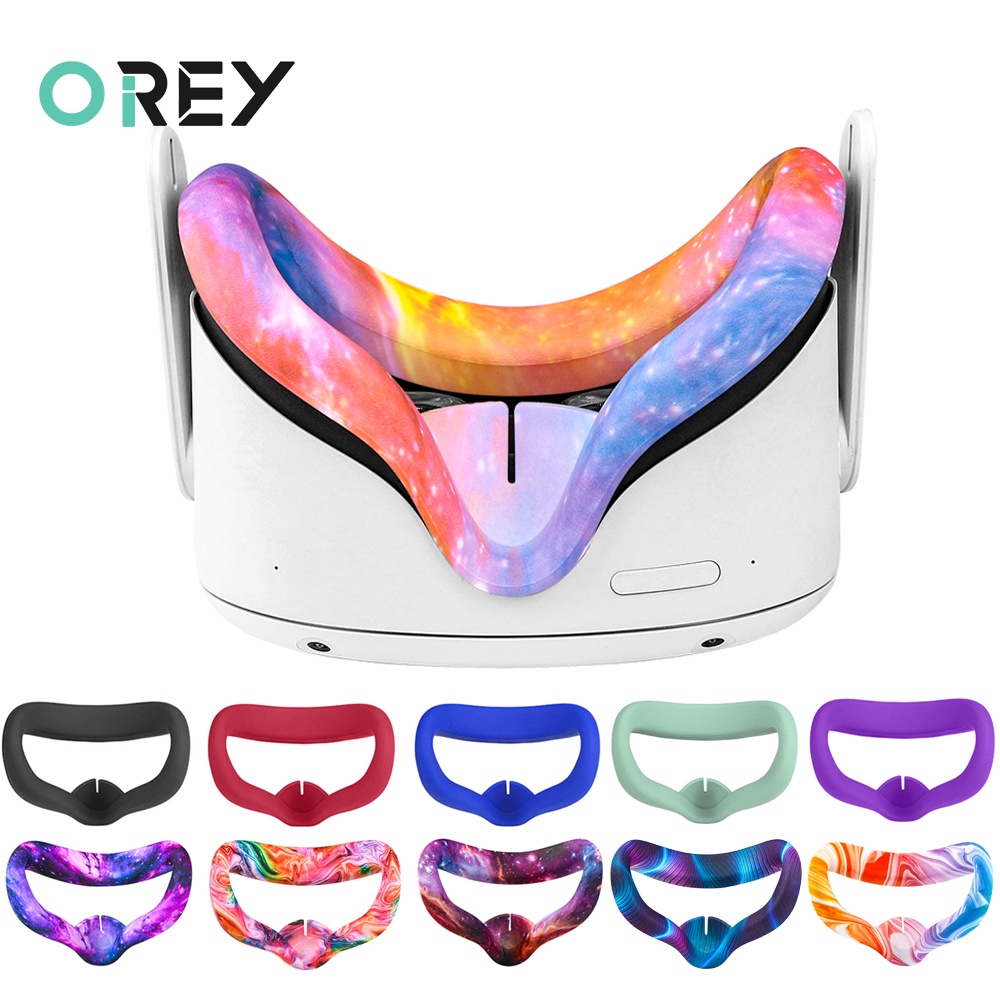 For Oculus Quest 2 Replacement Silicone Protective Face Cover ...