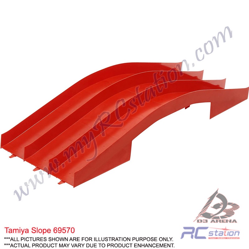 Tamiya Track Mini 4WD Series Japan Cup Jr. Circuit Slope Section (Red ...