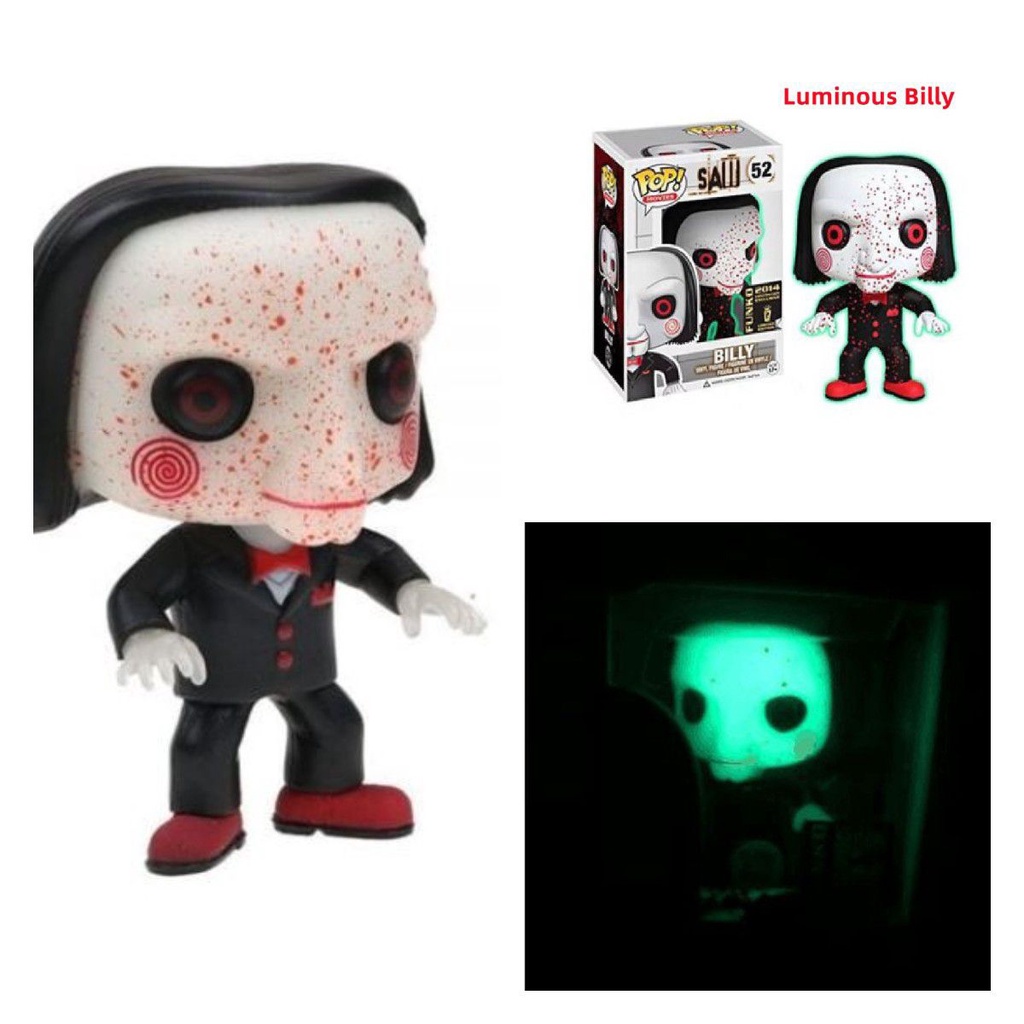 Creepy Movie Character Saw Billy Doll Feature Luminous With | Shopee ...