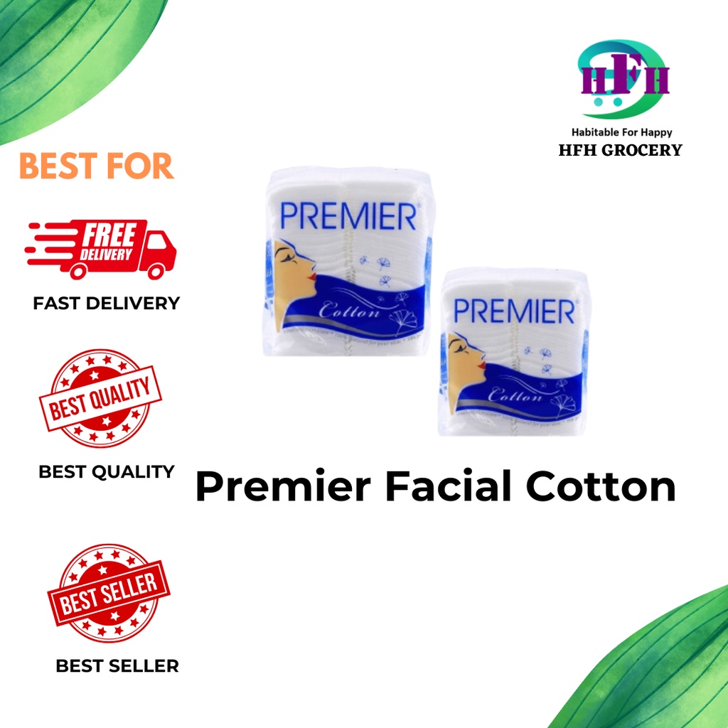 🔥Premier Facial Cotton (100pcs x 1 pack)🔥 | Shopee Malaysia
