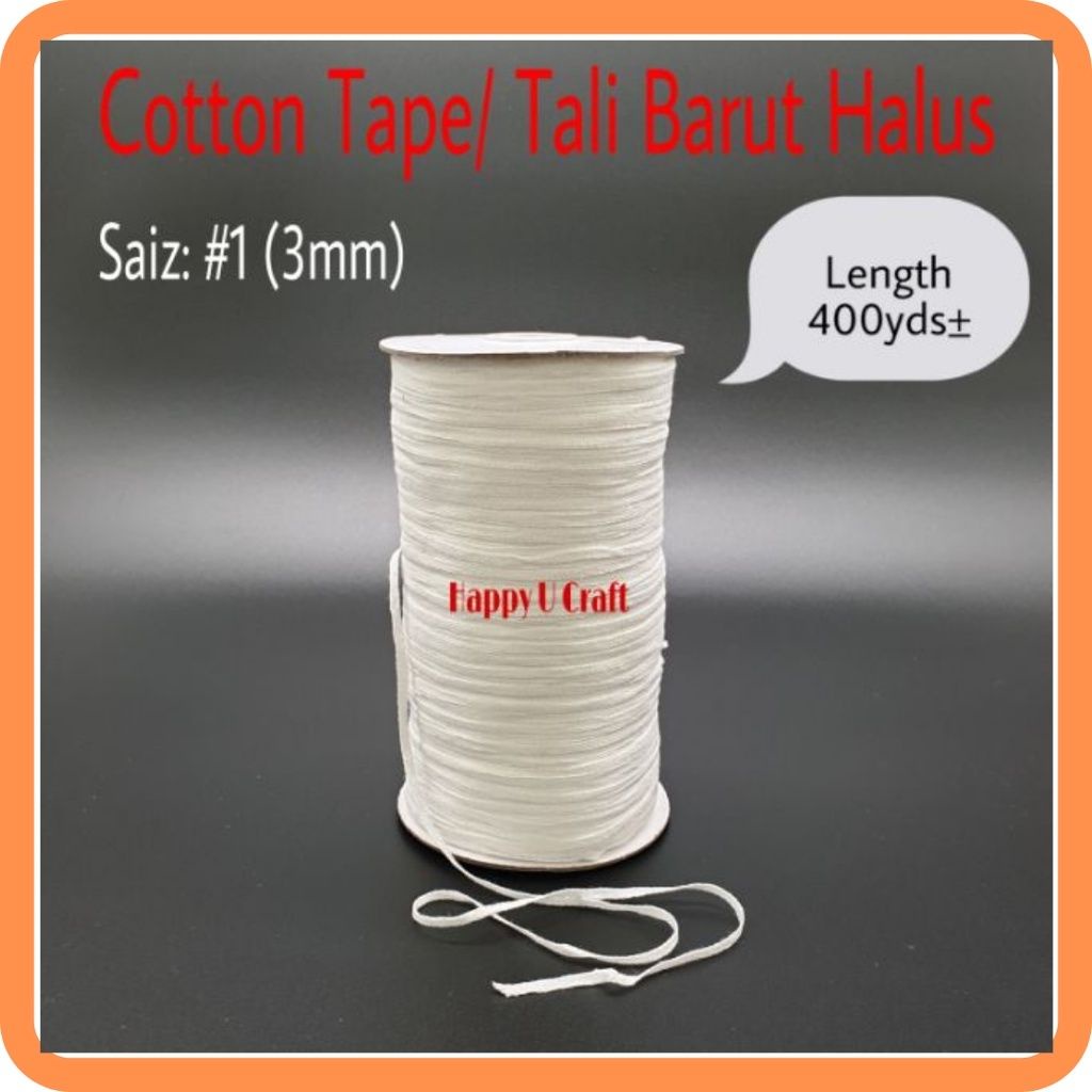 Cotton Tape/ Tali Barut Halus/ Tali Sangkut Kain | Shopee Malaysia