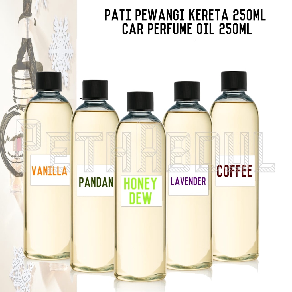 250ml /125ml Pati Minyak Wangi Kereta Car Fragrance Car Perfume Air ...