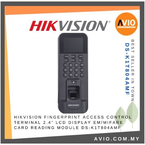 Hikvision Fingerprint Password Mifare Card Door Access Control Keypad ...