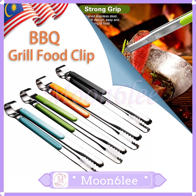 Stainless Steel Barbecue Tongs Bread Food Forceps Steak Tongs Extended ...